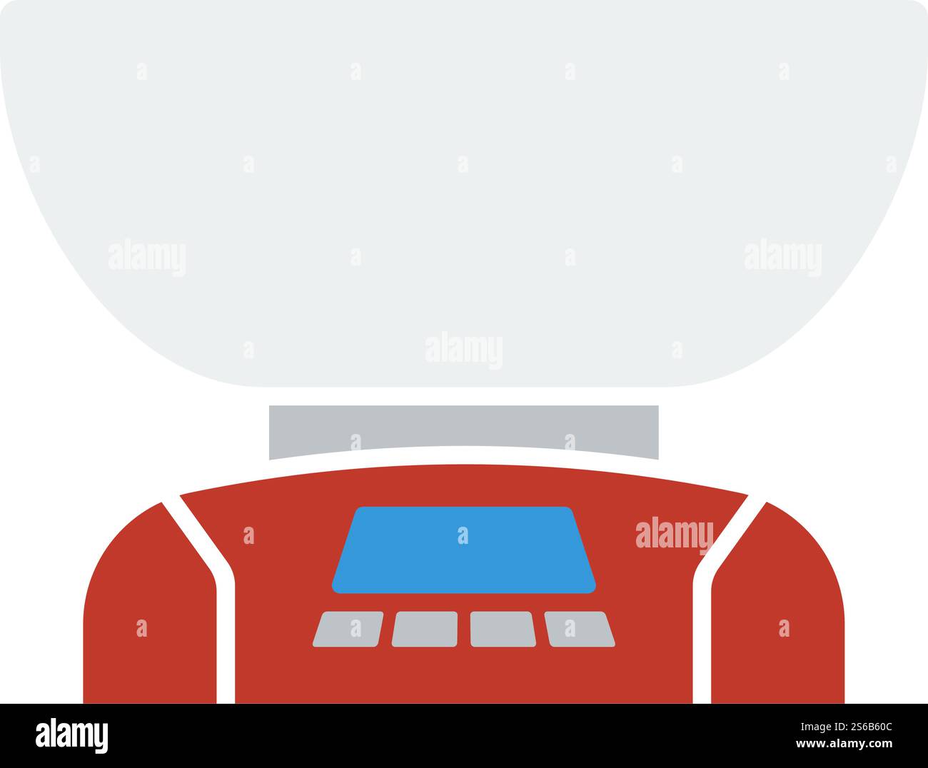 Kitchen Electric Scales Icon. Flat Color Design. Vector Illustration ...