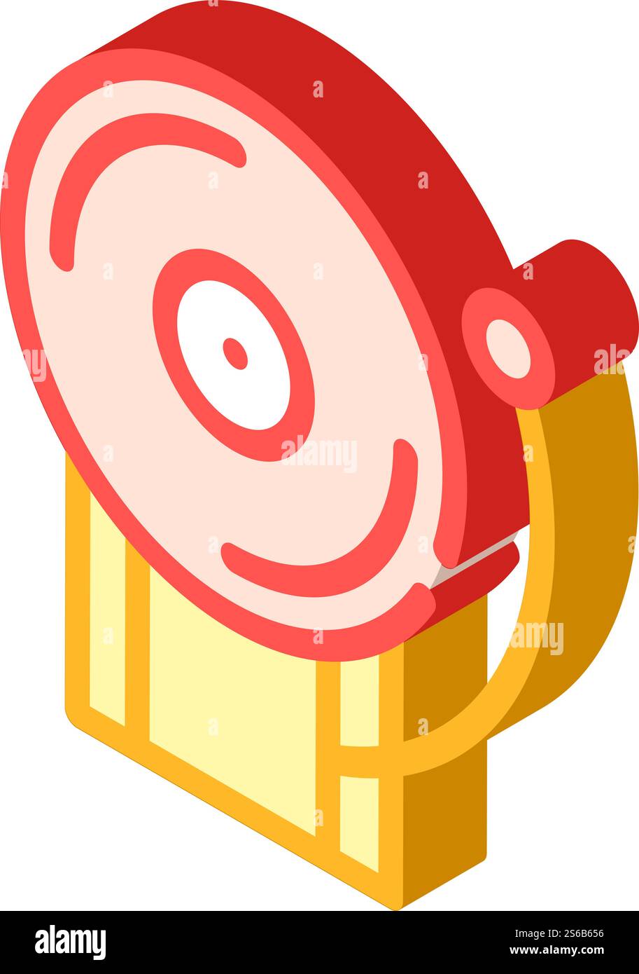 alarm signalization isometric icon vector. alarm signalization sign ...