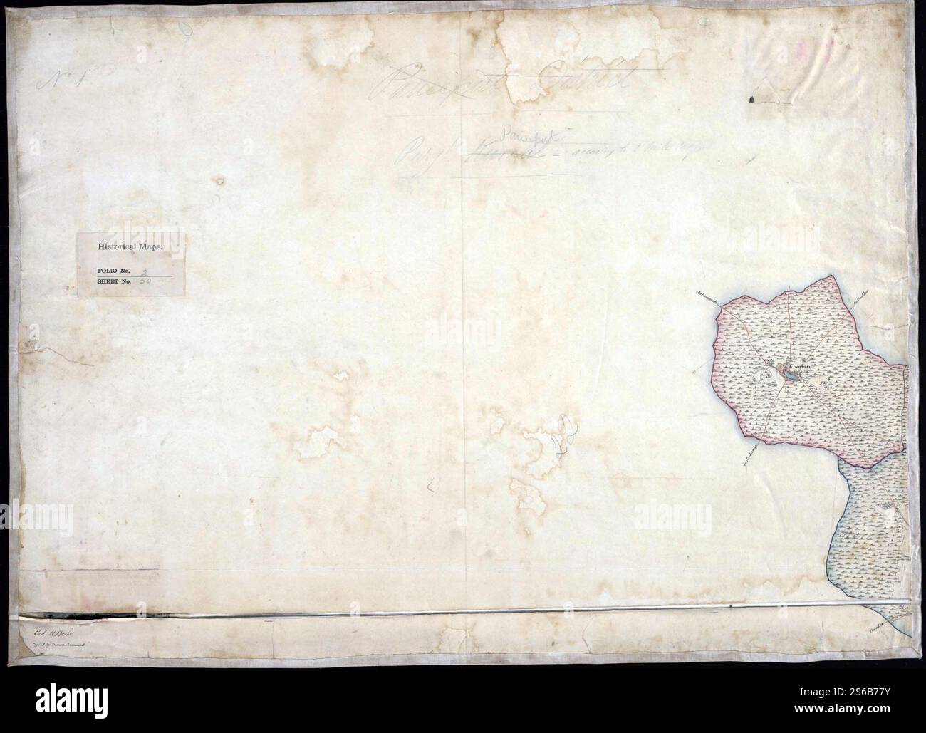 General map of villages in the Northern Division of Delhi Territory ...
