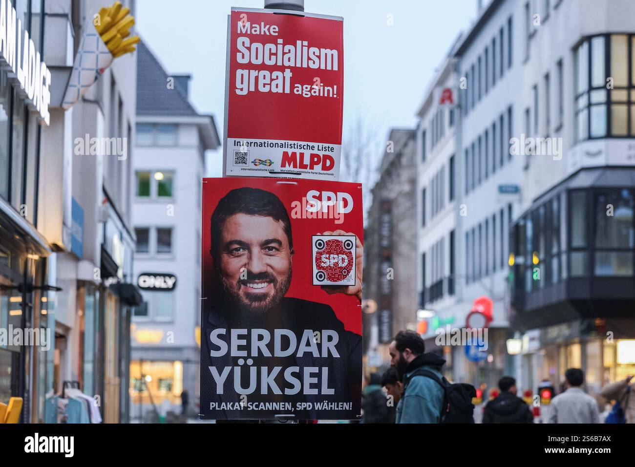 Wahlplakate - Bundestagswahl 2025 am 16.01.2025 in Bochum Mehrere ...