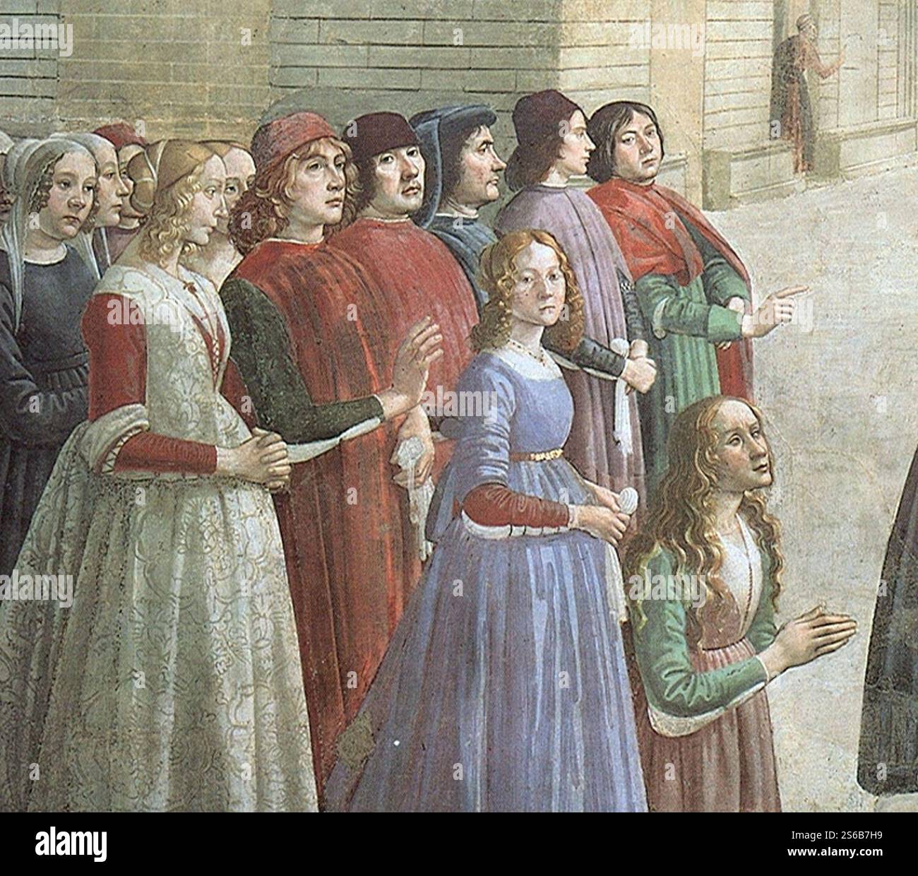 Ghirlandaio, Domenico - Resurrection of the boy Stock Photo - Alamy