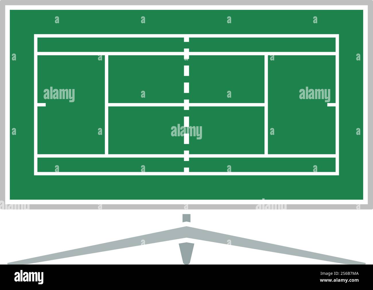 Tennis TV Translation Icon. Flat Color Design. Vector Illustration ...