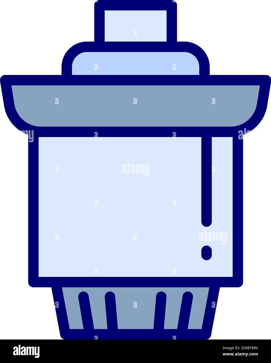 Cartridge water filter icon. Outline cartridge water filter vector icon ...