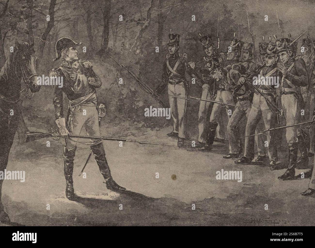 General Andrew Jackson quelling a mutiny Stock Photo - Alamy