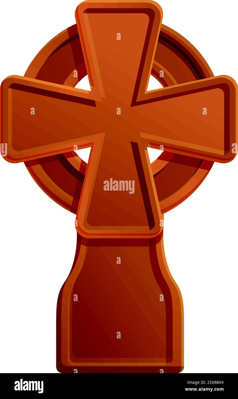 Irish cross icon. Cartoon of irish cross vector icon for web design ...