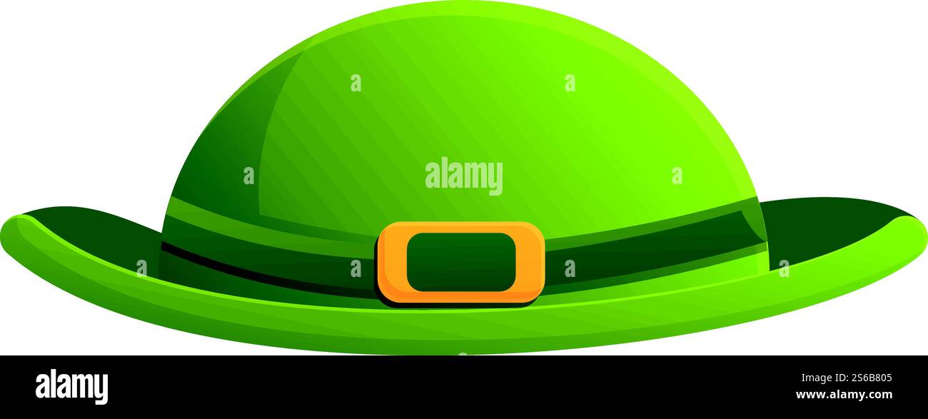 Leprechaun green hat icon. Cartoon of leprechaun green hat vector icon ...