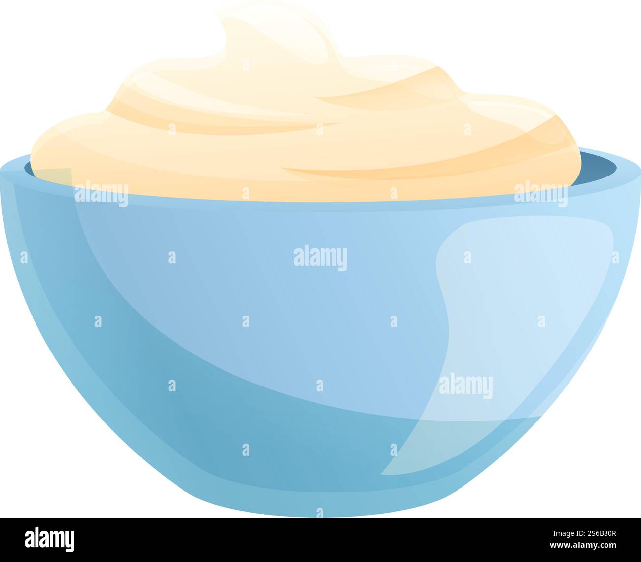 Farm sour cream icon. Cartoon of farm sour cream vector icon for web ...