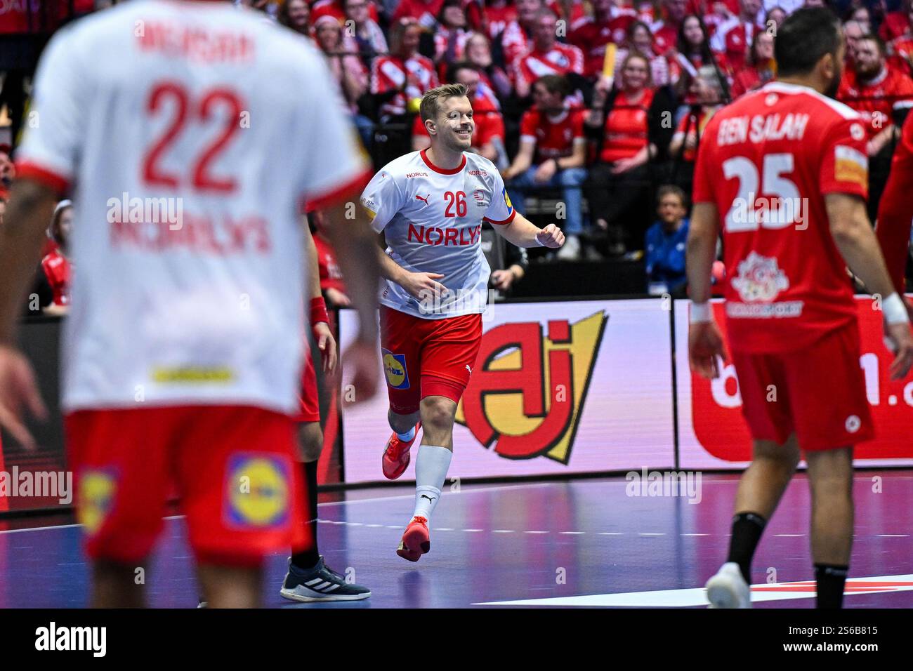 Herning, Denmark. 16th Jan, 2025. Johan A Plogv Hansen of Denmark ...