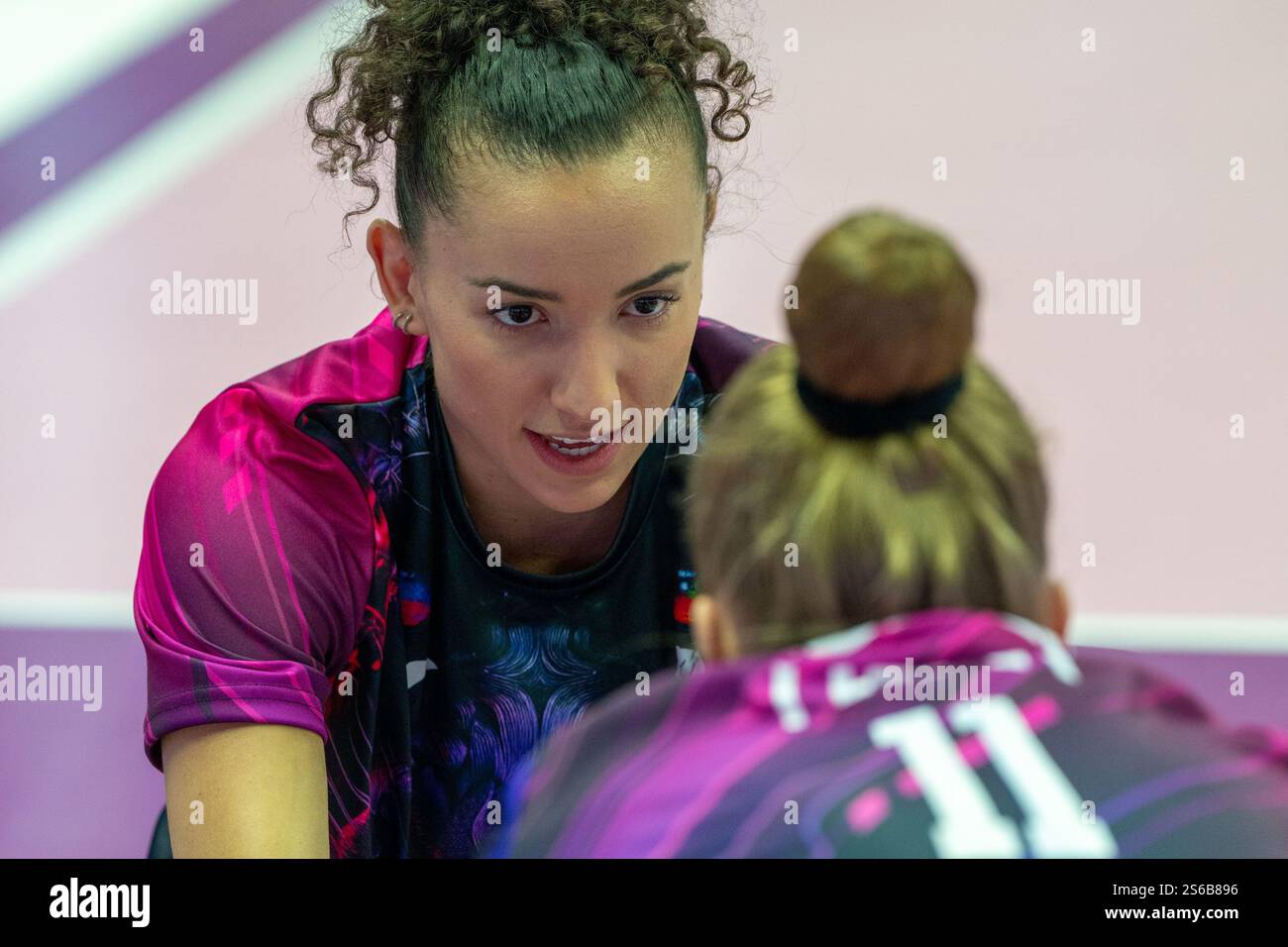 Treviso, Italy. 15th Jan, 2025. Gabi during the Prosecco Doc Imoco ...