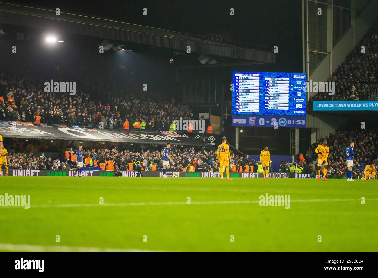 Georginio Rutter of Brighton & Hove Albion celebrates their second goal ...