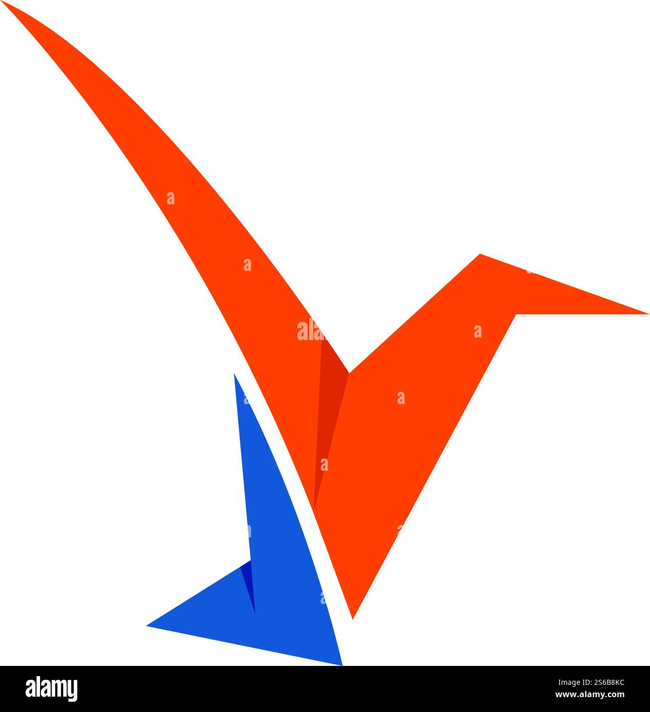 Bird origami illustration vector design Stock Vector Image & Art - Alamy