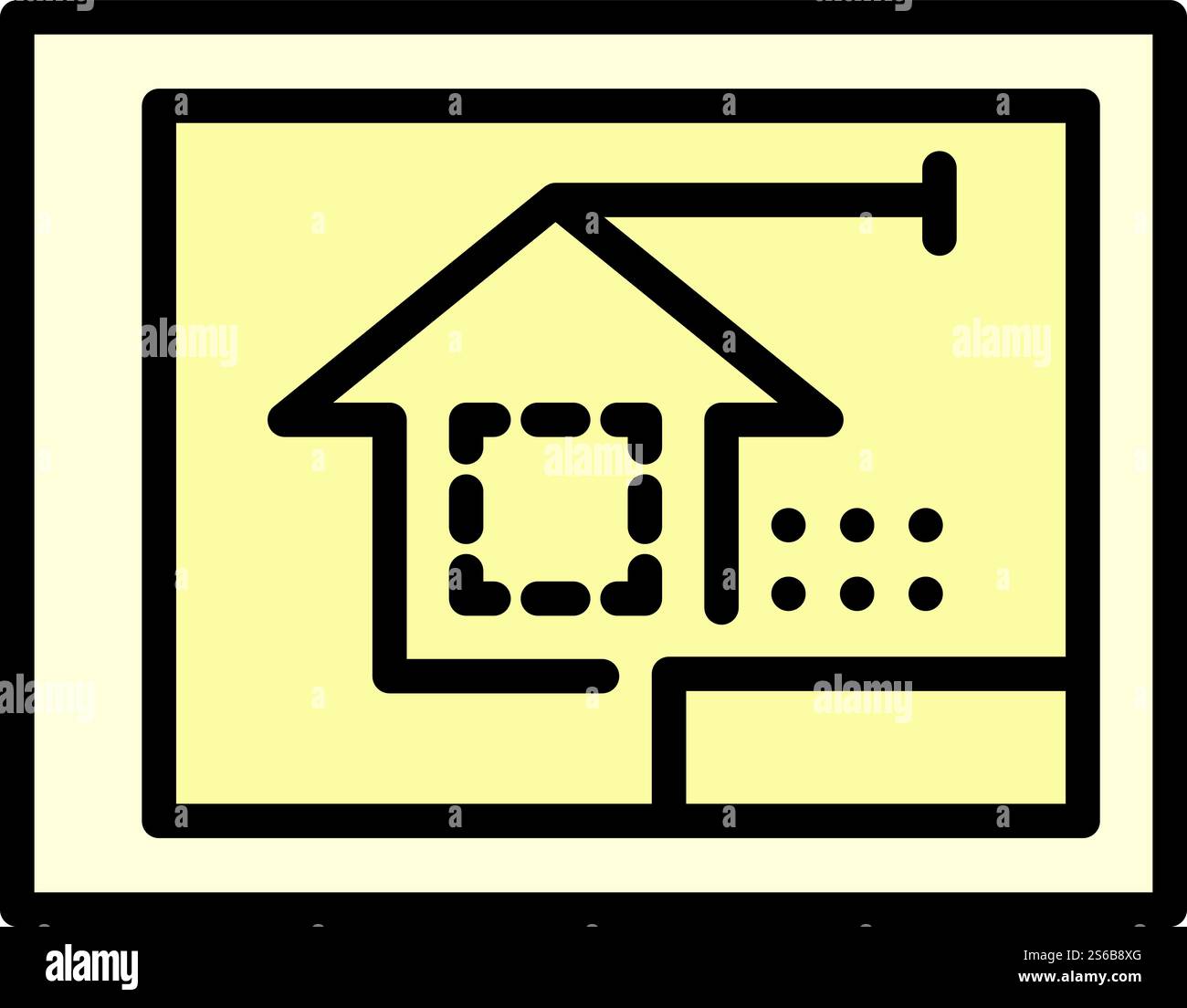 Architect tablet icon. Outline architect tablet vector icon for web ...