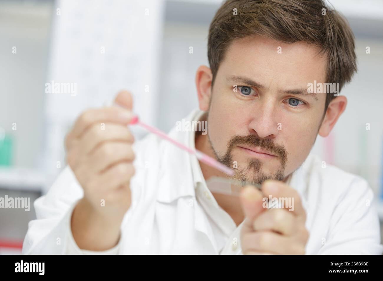 Close up asian scientist working hi-res stock photography and images ...