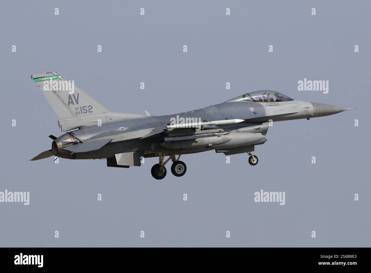 Lockheed Martin F-16C block 40 from the 31st Fighter Wing landing at ...