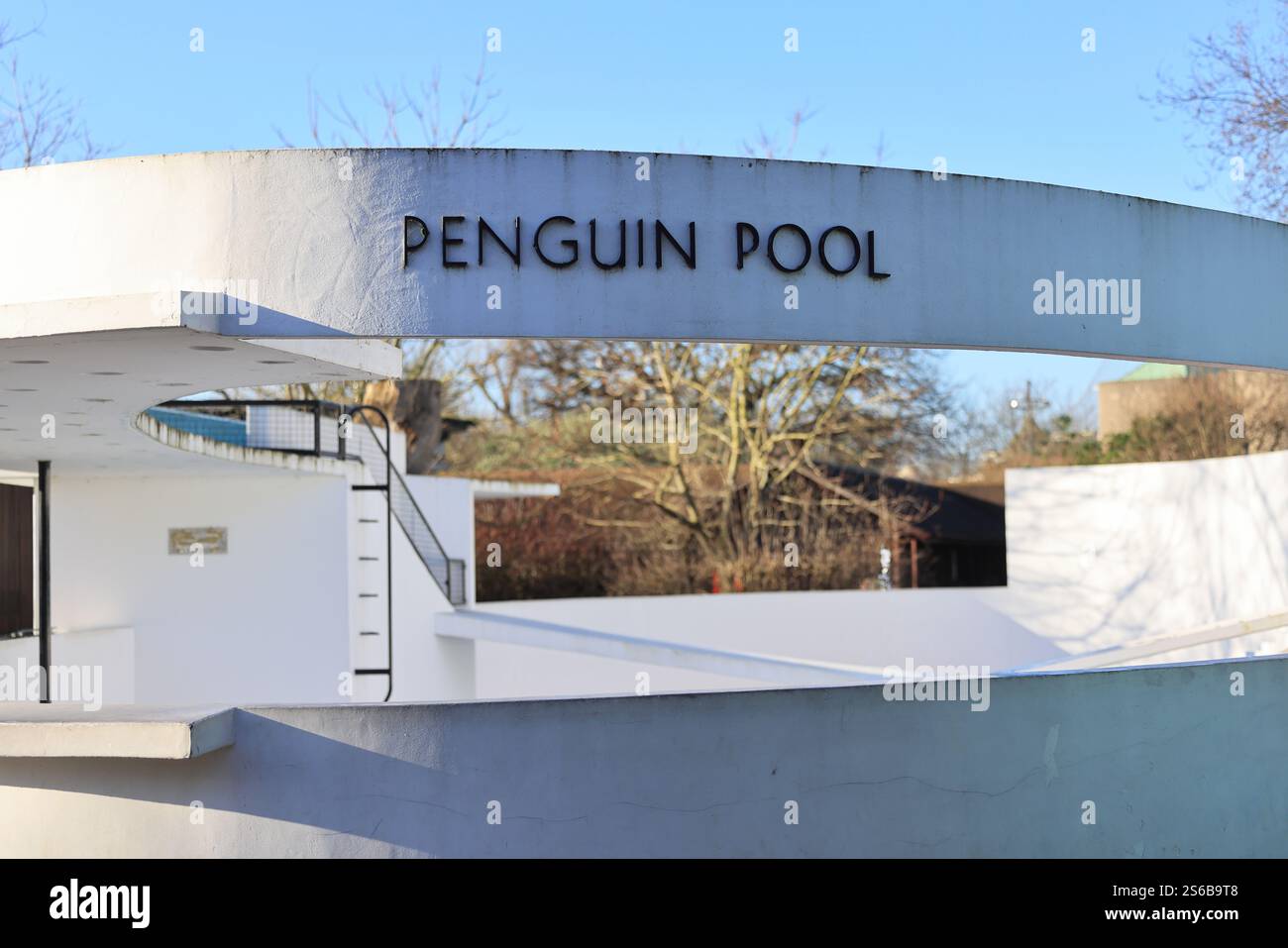 The Lubetkin Penguin Pool, built in 1934, a classic of modernist ...