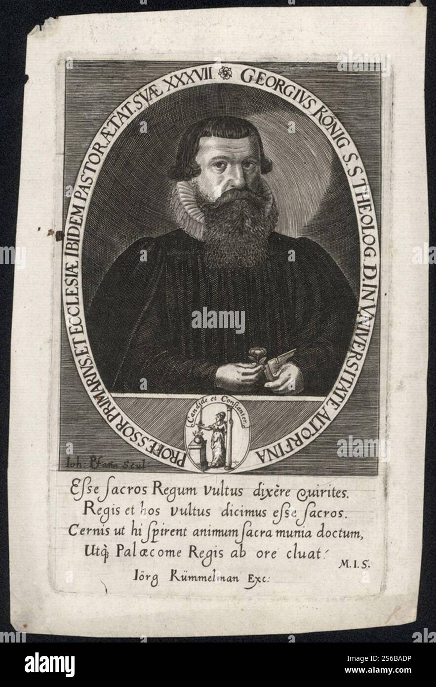 Georg König (Theologe) (Pfann Stock Photo - Alamy