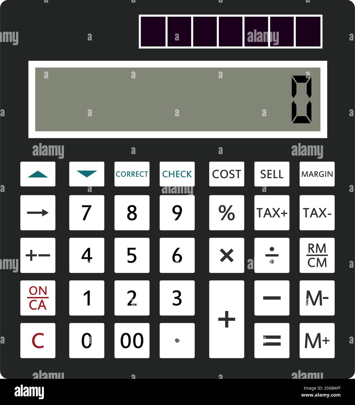 Statistical Calculator Icon. Flat Color Design. Vector Illustration ...