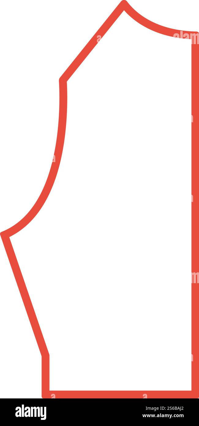 Sewing Pattern Icon. Flat Color Design. Vector Illustration Stock ...