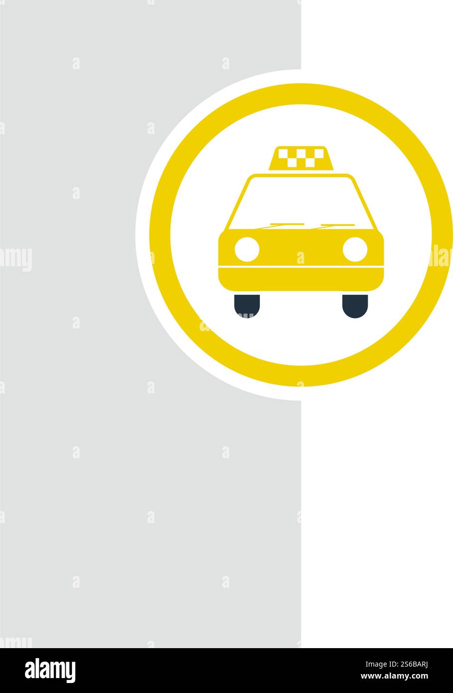 Taxi Station Icon. Flat Color Design. Vector Illustration Stock Vector ...