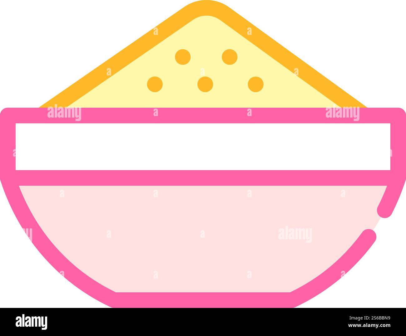 cool porridge color icon vector. cool porridge sign. isolated symbol ...