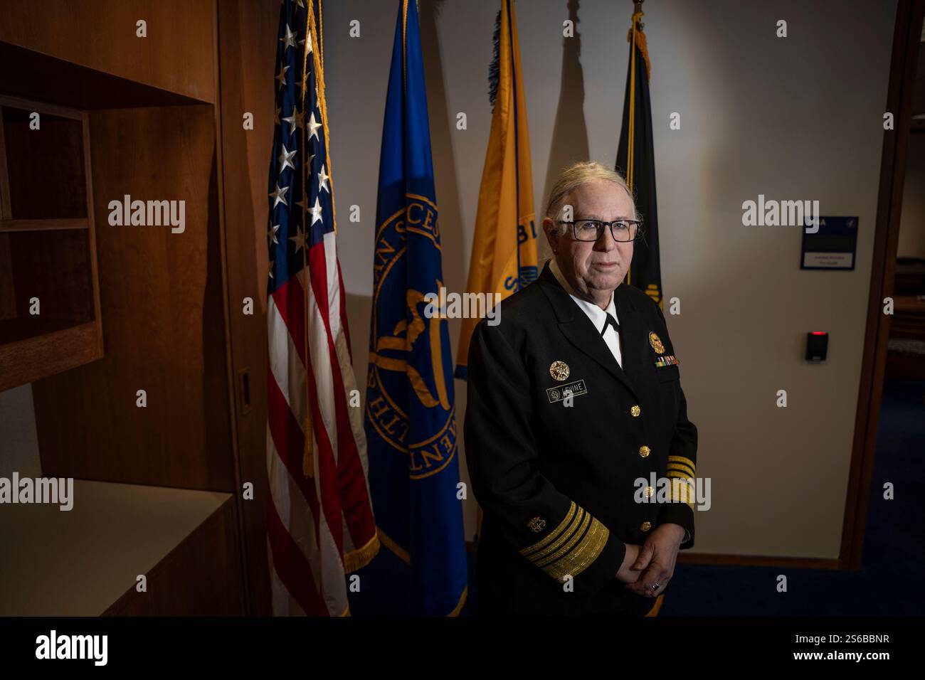 Admiral Rachel L. Levine poses in her office shortly before her final ...