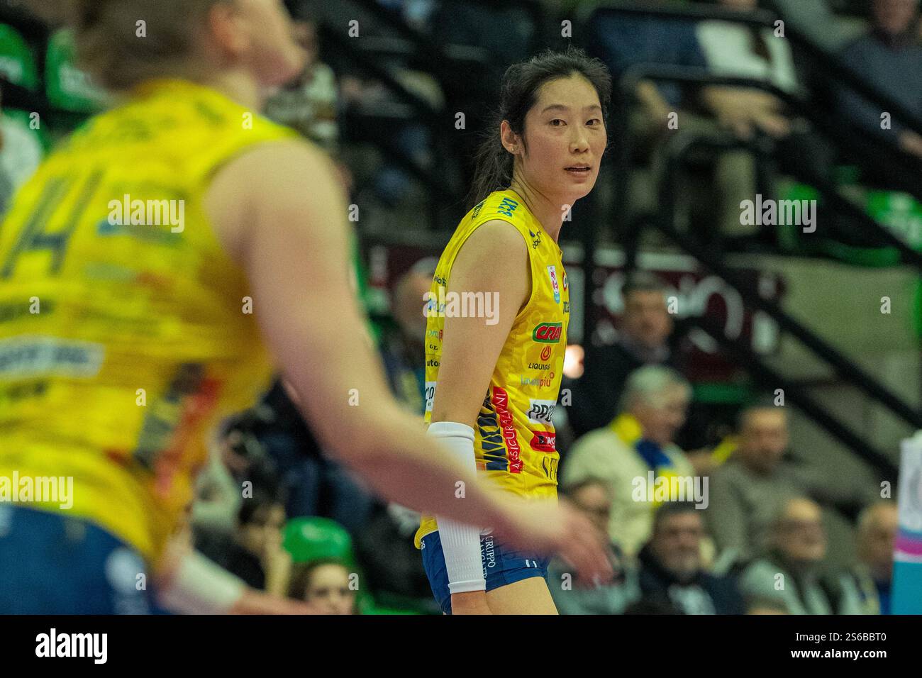 Treviso, Italy. 15th Jan, 2025. Ting Zhu during the Prosecco Doc Imoco ...