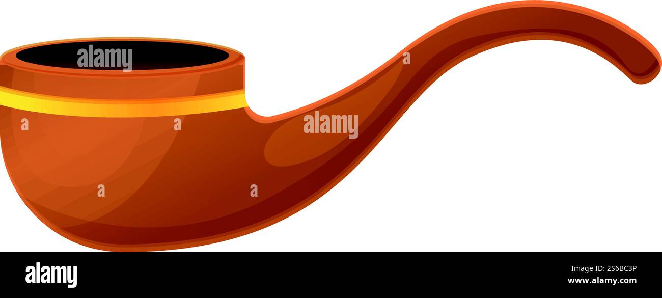 Irish smoking pipe icon. Cartoon of irish smoking pipe vector icon for ...