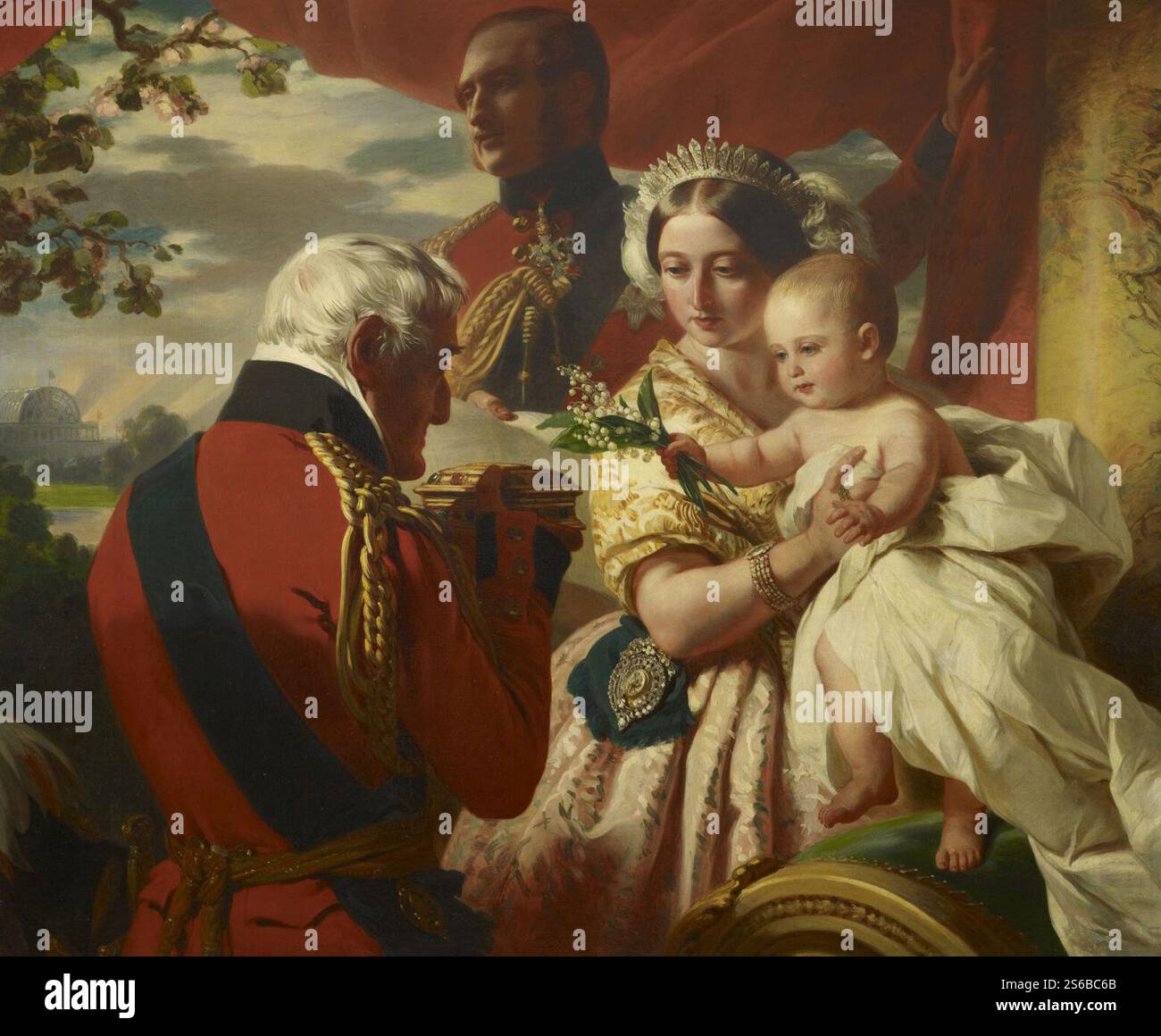 Frederick Richard Say (1805-60) - The First of May, 1851 Stock Photo ...