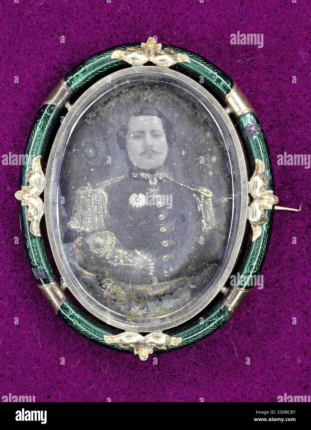 General Don Francisco Solano López Daguerrotipo Stock Photo - Alamy