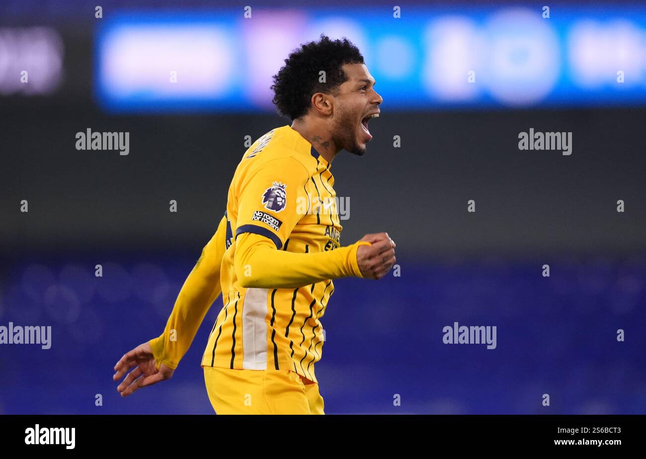 Brighton and Hove Albion's Georginio Rutter celebrates after the ...