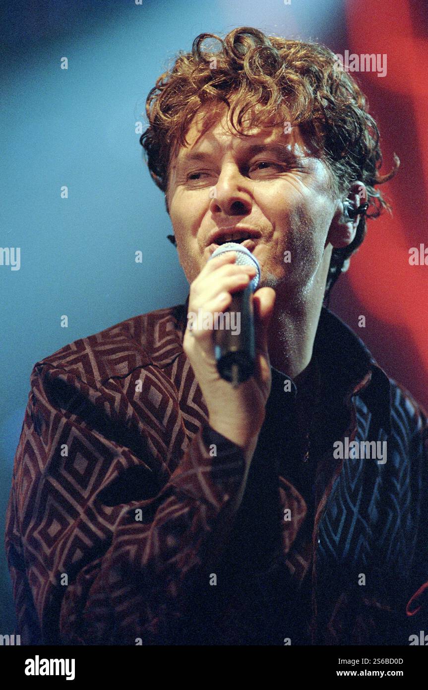Milan Italy 12/01/1998: Ron Italian singers, during the live concert at ...