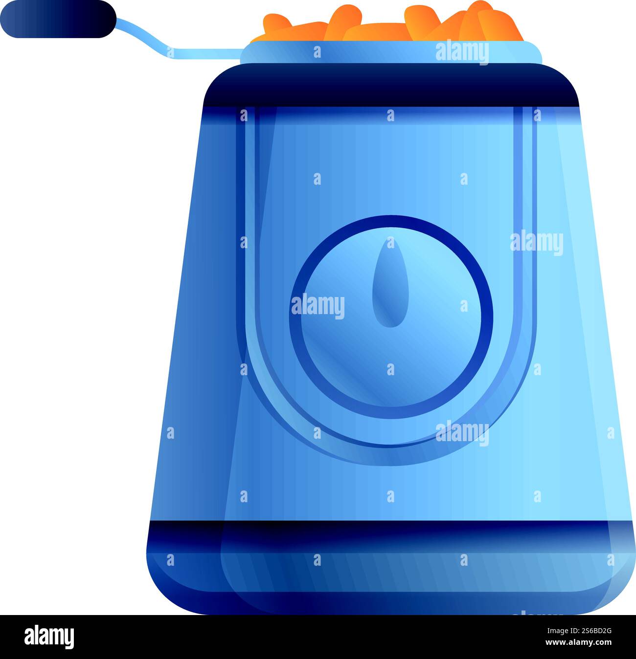 Cooking deep fryer icon. Cartoon of cooking deep fryer vector icon for ...