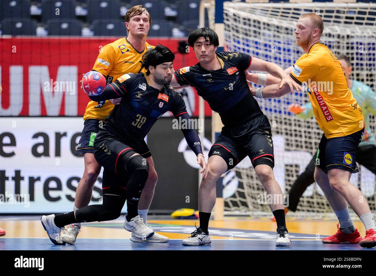 Fornebu 20250116. Japan's Kotaro Mizumachi (left) and Soya Ichihara ...