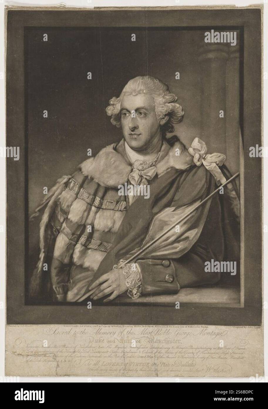 George Montagu, 4th Duke of Manchester Stock Photo - Alamy