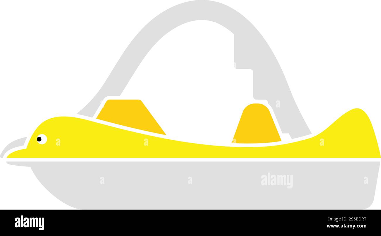 Catamaran Icon. Flat Color Design. Vector Illustration Stock Vector ...