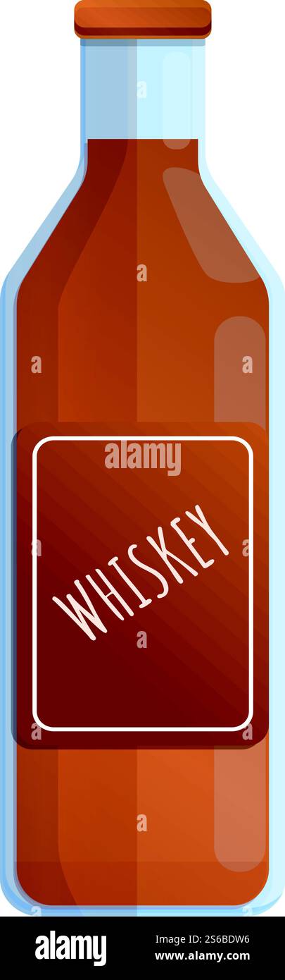Irish whiskey icon. Cartoon of irish whiskey vector icon for web design ...