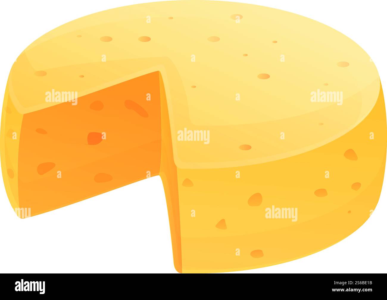 Wheel cheese icon. Cartoon of wheel cheese vector icon for web design ...