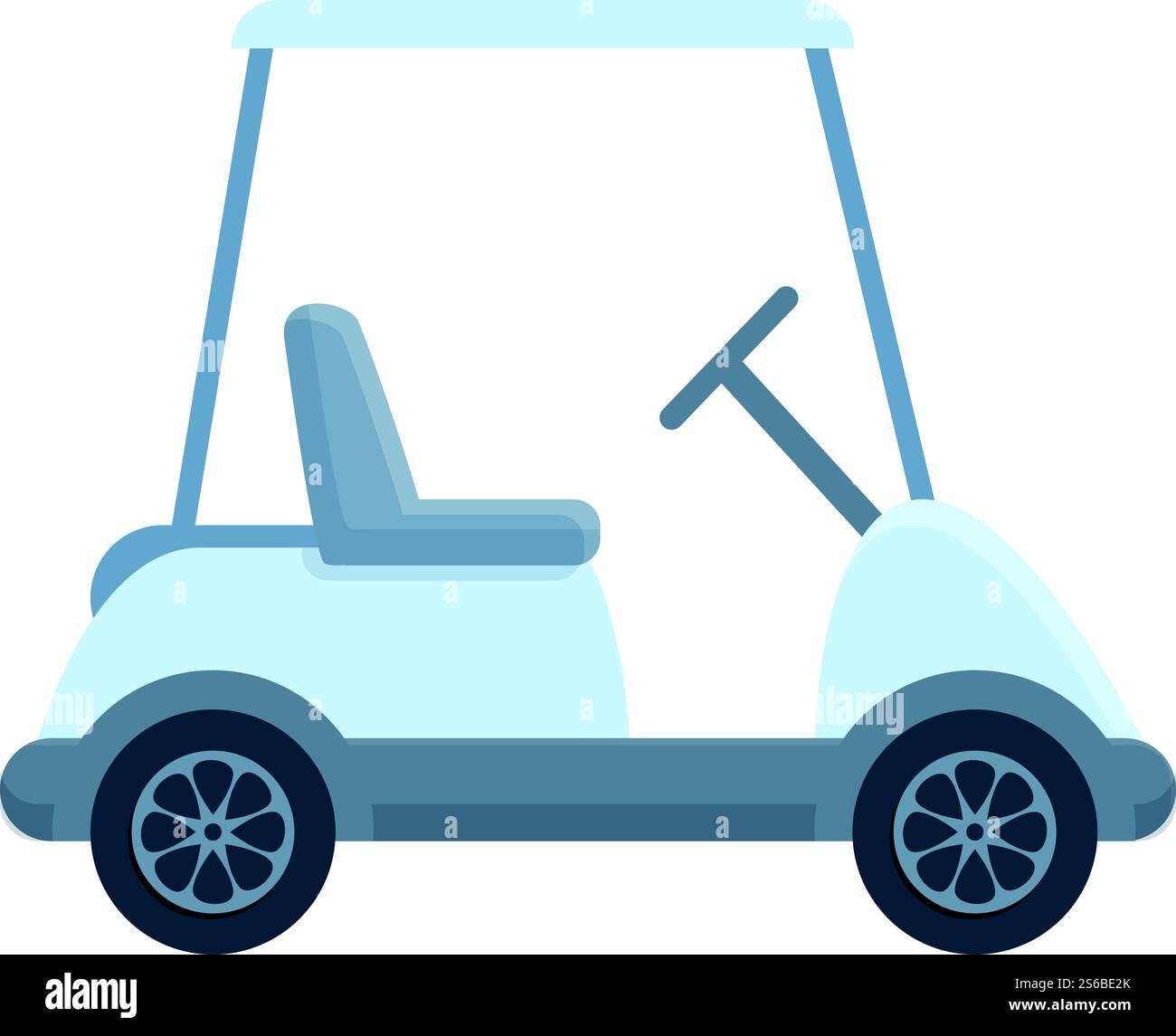 Modern golf cart icon. Cartoon of modern golf cart vector icon for web ...