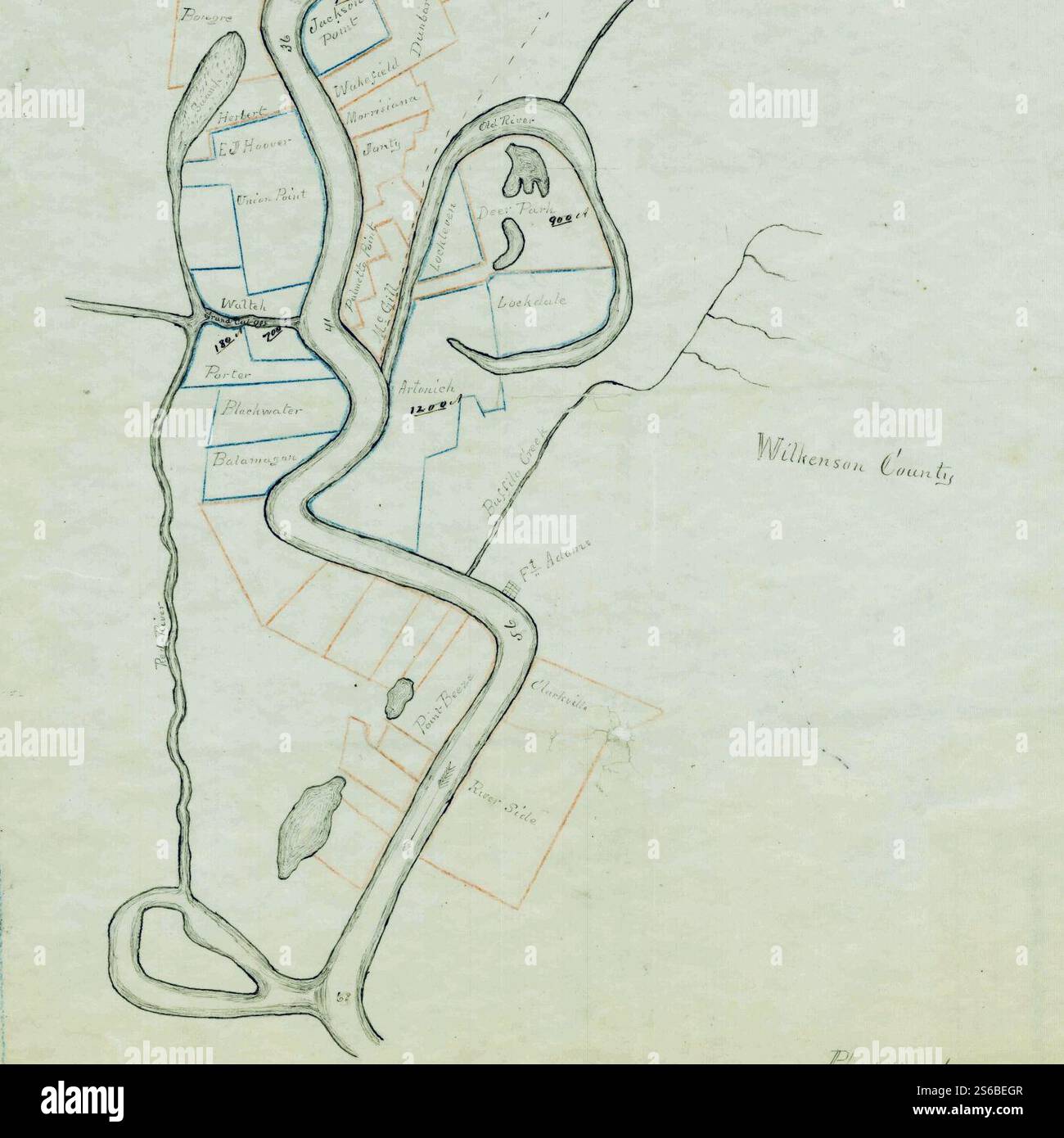 Ft. Adams Fort Adams Mississippi Stock Photo - Alamy