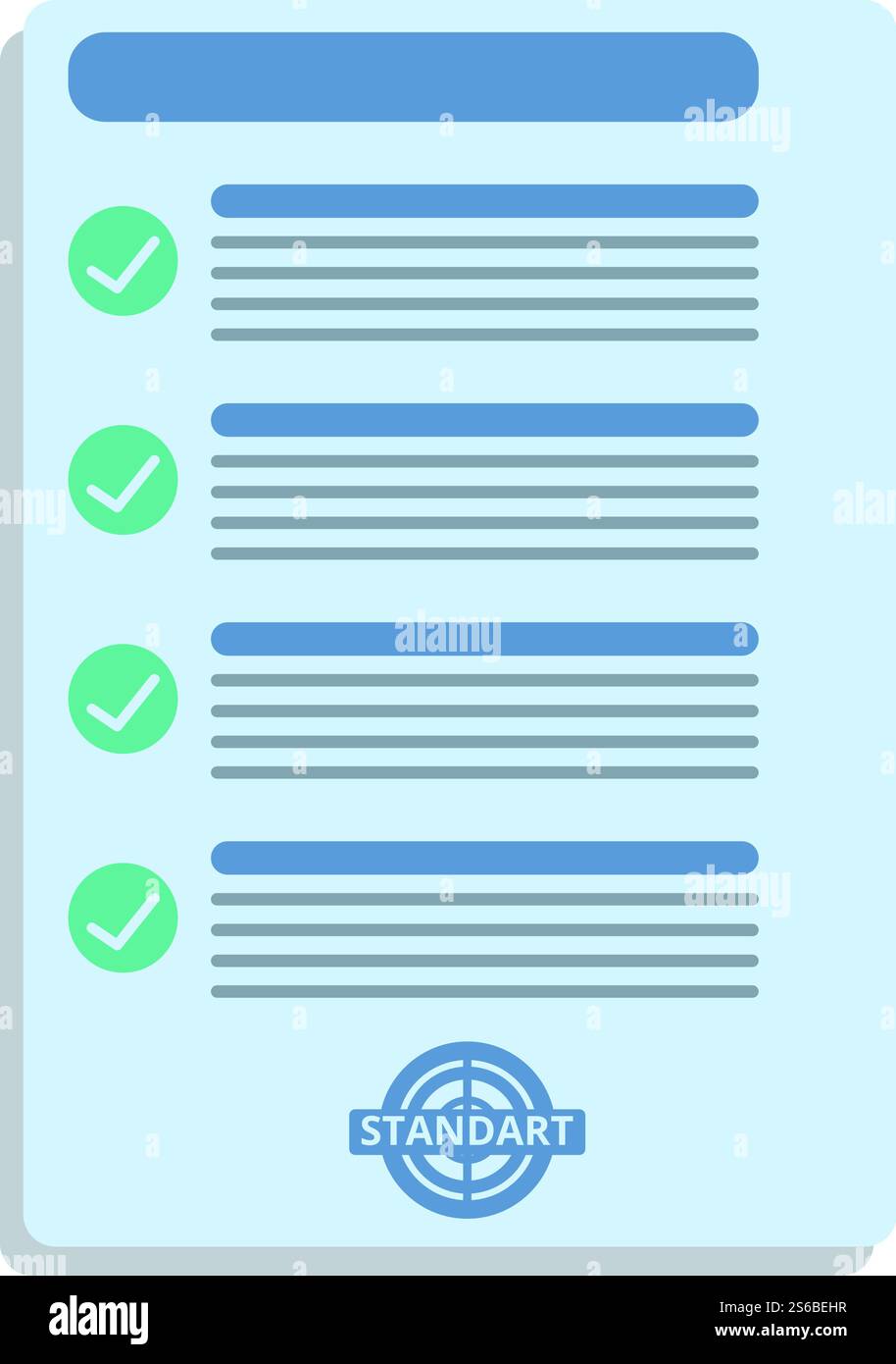 Quality standard icon. Cartoon of quality standard vector icon for web ...