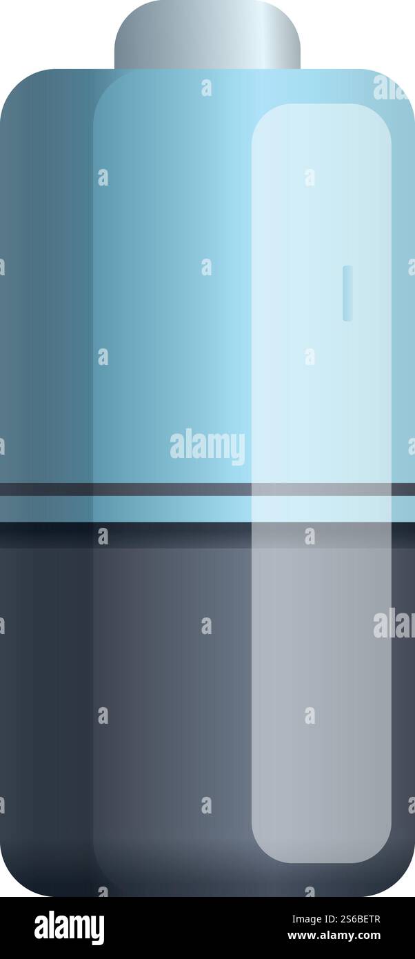 Lithium battery icon. Cartoon of lithium battery vector icon for web ...