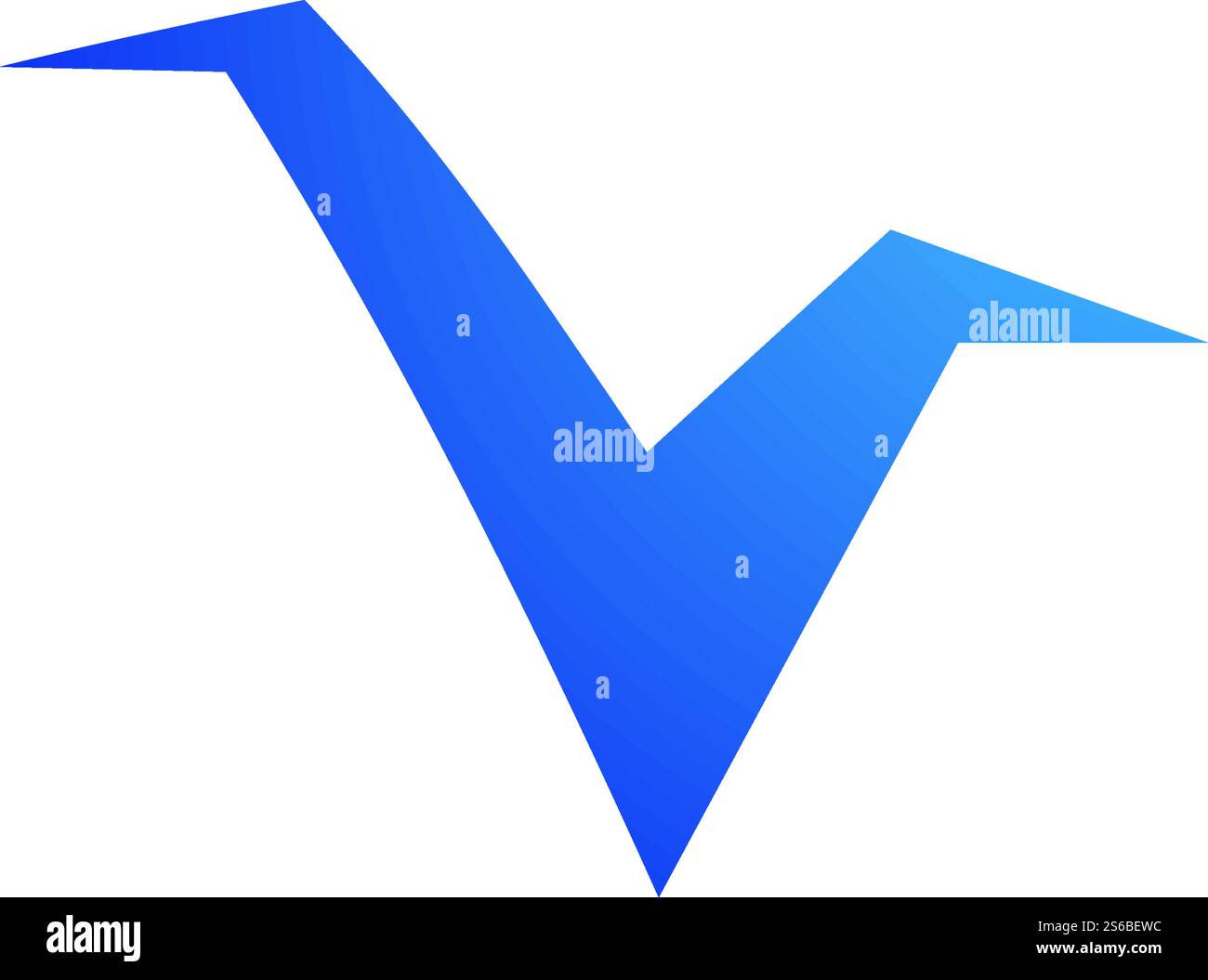 Origami bird line design Cut Out Stock Images & Pictures - Alamy