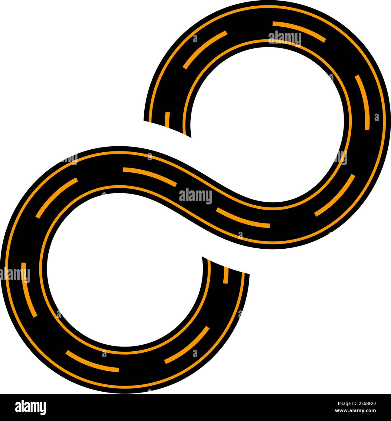 Infinity Way logo and symbol illustration vector design Stock Vector ...