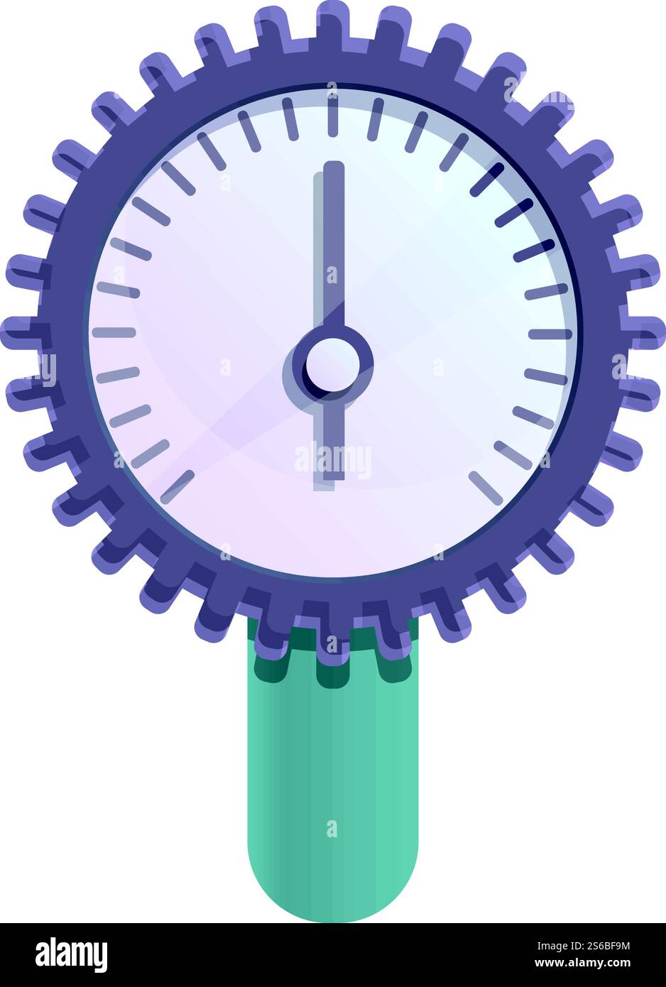 Machine manometer icon. Cartoon of machine manometer vector icon for ...