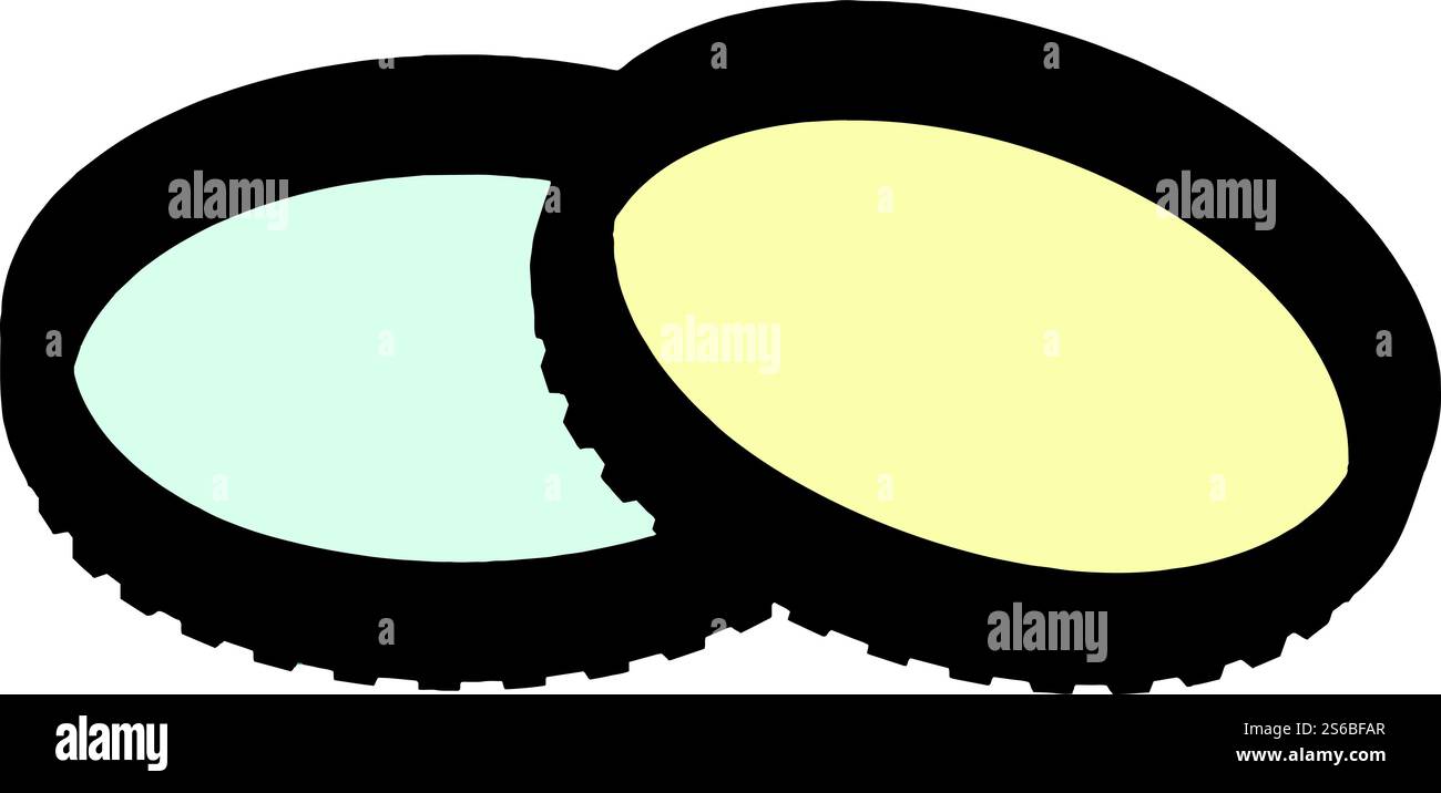 Camera filter icon. Isometric of camera filter vector icon for web ...