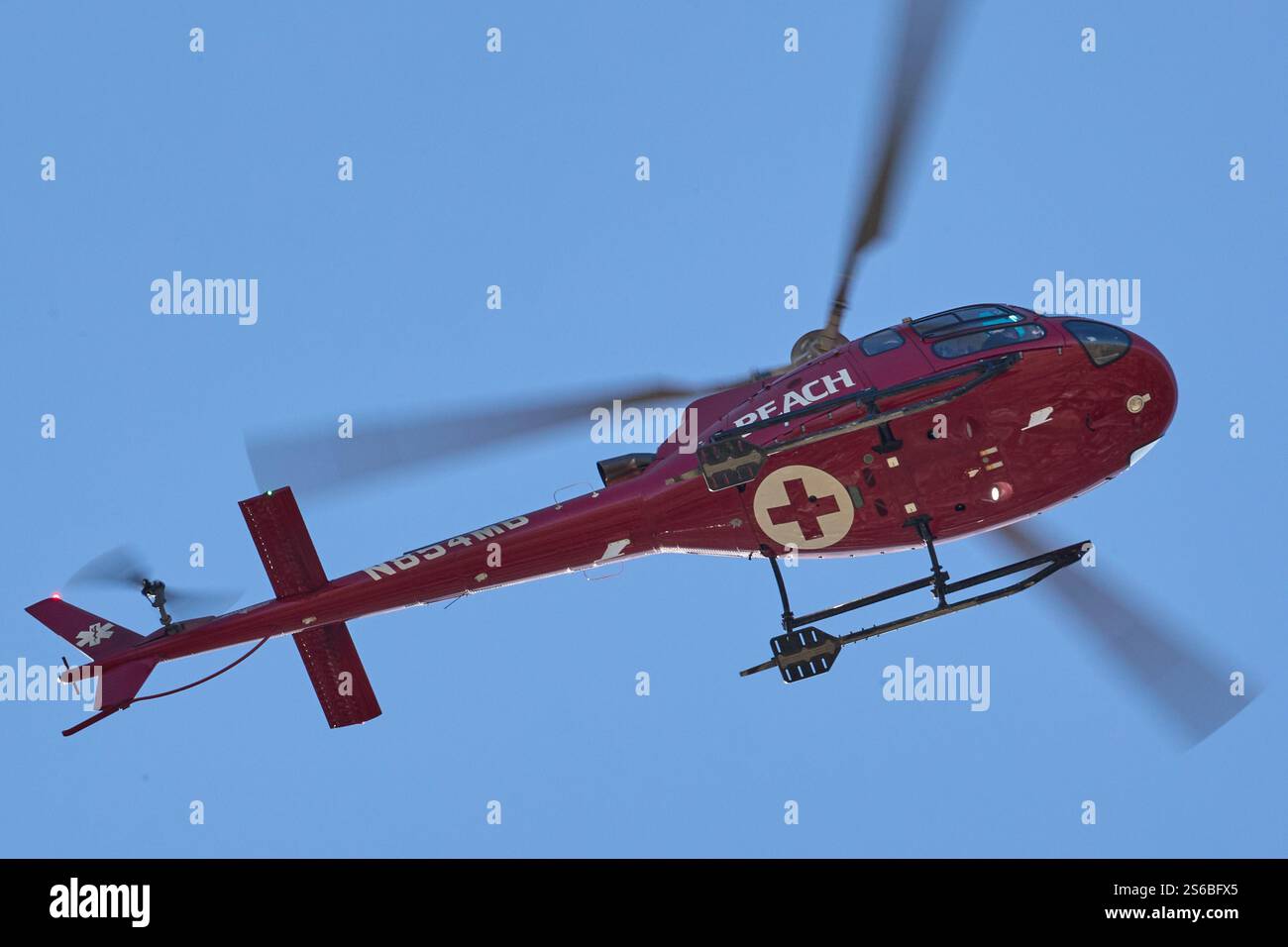 Palm Springs, California, USA. 11th Jan, 2025. A REACH Air Medical ...