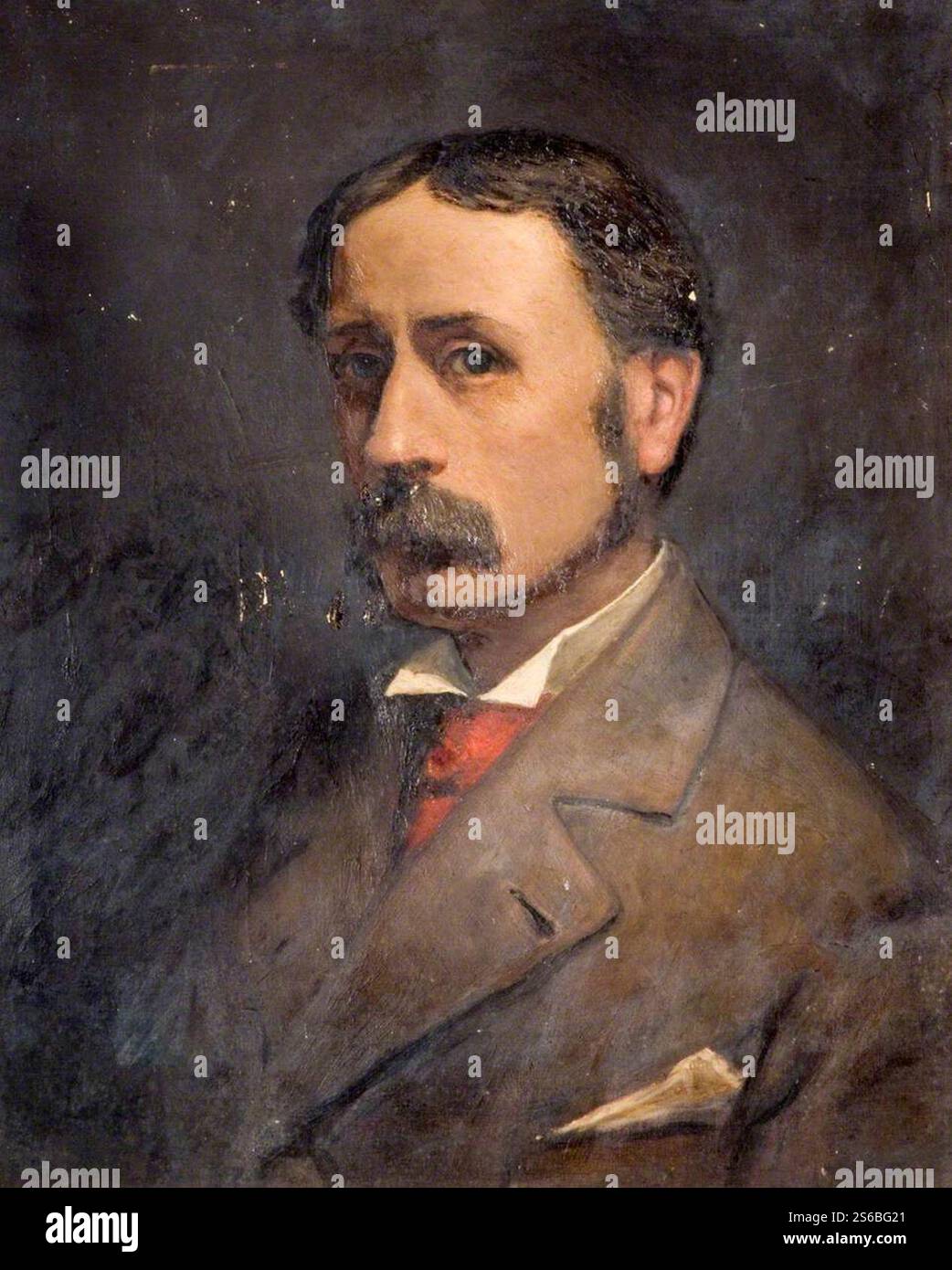 George Warren Blackham - self portrait - BRM BMAG 1977V432-001 Stock ...