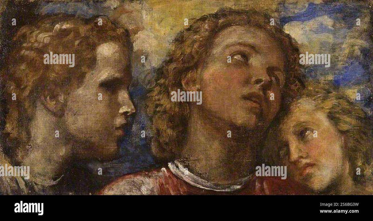 George Frederic Watts (1817-1904) - Three Heads Stock Photo - Alamy