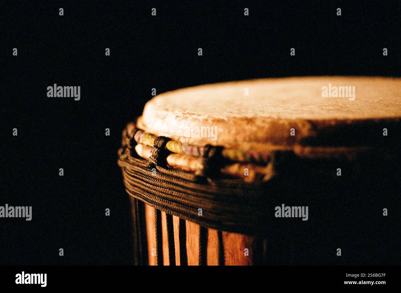 A Djembe on stage Stock Photo - Alamy