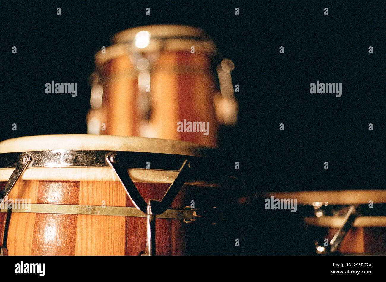 Congas on stage Stock Photo - Alamy